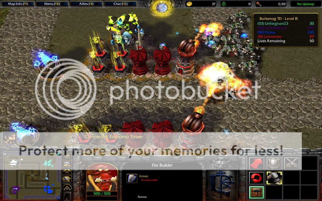 Warcraft III Tower Defense = epic struggles of justice and glory (56k ...