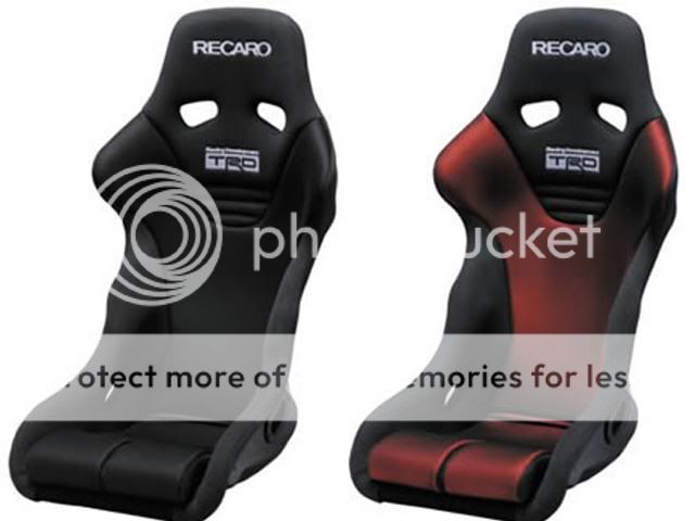 TRD Recaro seats | MR2 SpyderChat