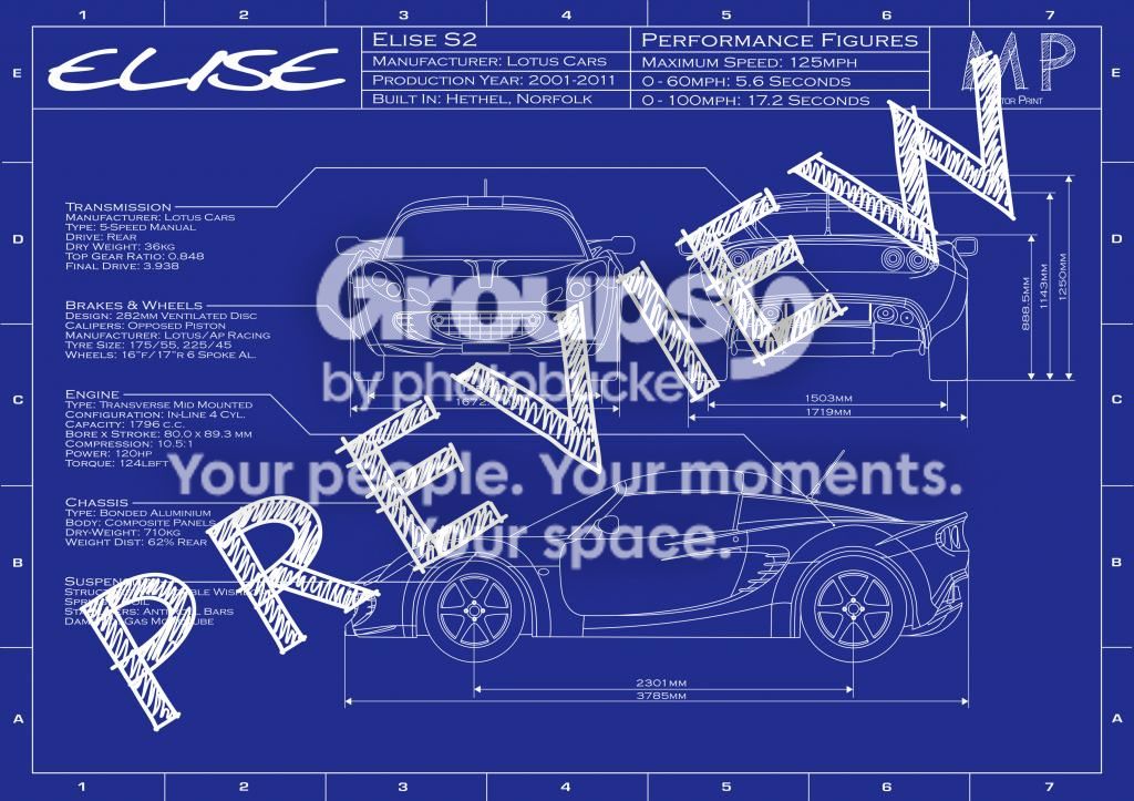 Lotus Elise Blueprints! - Lotus / Motoring / Cars Chat - TLF - Total Lotus