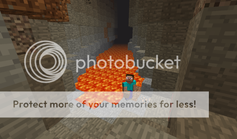 Ravine full of lava : r/Minecraft