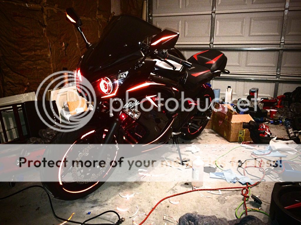 Tron Inspired 2012 Ninja 650 | Kawasaki Motorcycle Forums