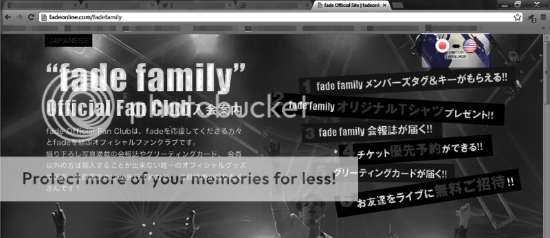 Joining fade's official fan club: fadefamily — LiveJournal