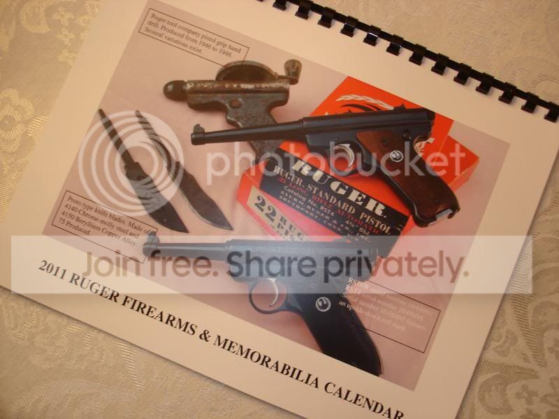 2011 Ruger Firearms and Memorabilia Calendars | RugerForum.com ...
