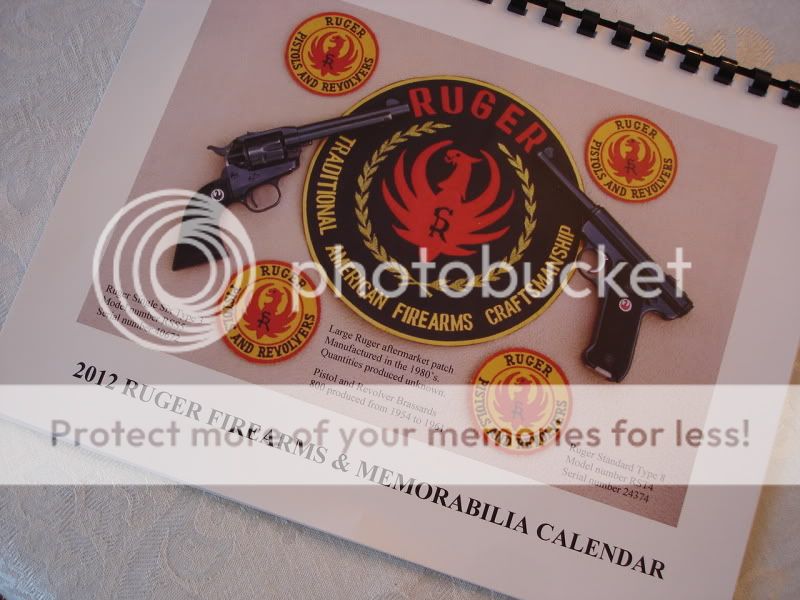 2012 Ruger firearms & memorabilia calendars | RugerForum.com – Ruger ...