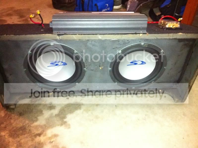 10" Alpine Subs and V12 amps in Custom Enclosure (San Diego/ Pick up ...