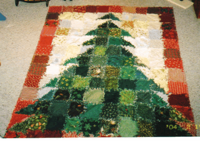 Christmas Tree Rag Quilt - SewForum.com