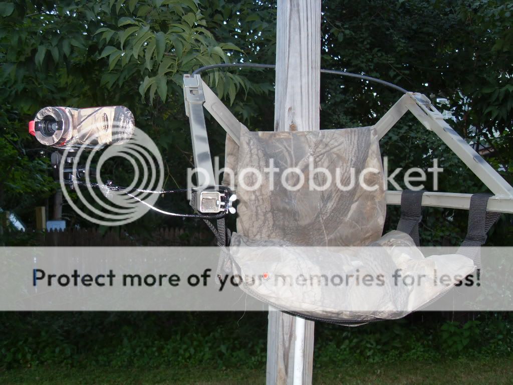 My custom tree stand camera mount | Archery Talk Forum