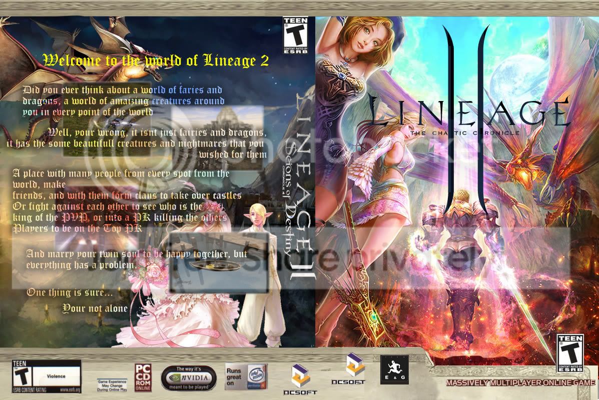 [Share] Lineage 2 C4 Custom DVD Cover | RaGEZONE - MMO Development Forums