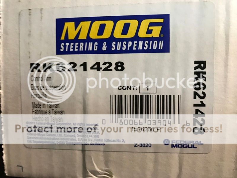 Nice surprise: Moog upper control arm | Vintage Mustang Forums